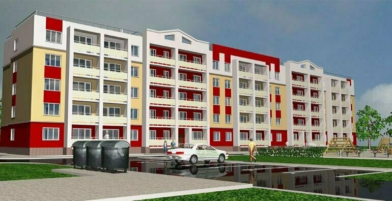 Konut blokları Dom po ul. Kutuzova, Kamensk‑Uralski, foto