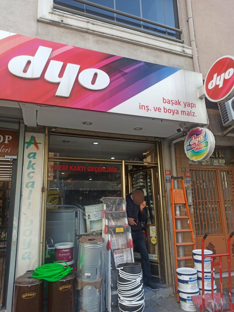 Boya ekipmanları Dyo Başak Yapı, İstanbul, foto
