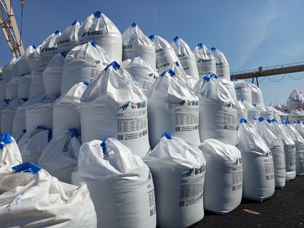 Endüstriyel mineraller Uralgrit, Nahodka, foto
