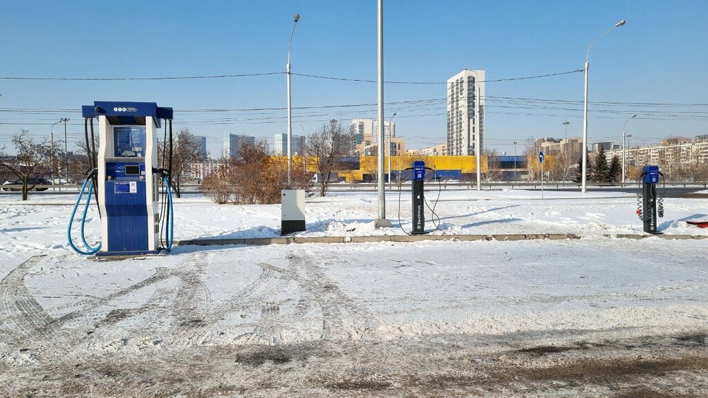Elektrikli oto şarj istasyonları Rsk seti, Krasnoyarsk, foto