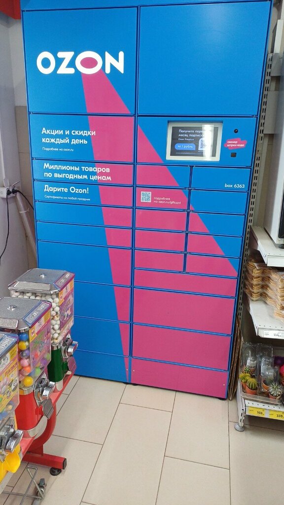 Parsel otomatı Ozon box, Lipetsk, foto