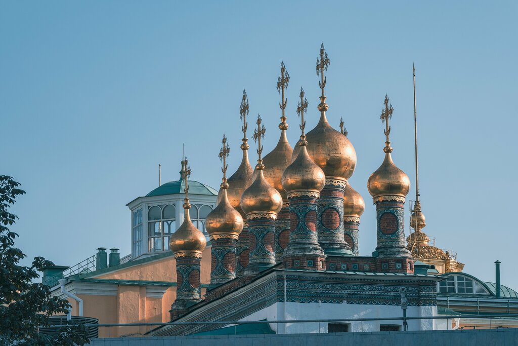 Ortodoks kiliseleri Upper Saviour Cathedral, Moskova, foto