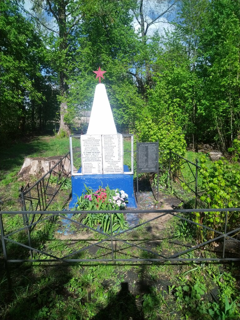 Anıt, heykel Обелиск 78 воинам, Brianskaya oblastı, foto