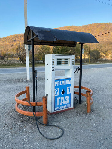 Benzin istasyonu АЗС, Çeçen Cumhuriyeti, foto