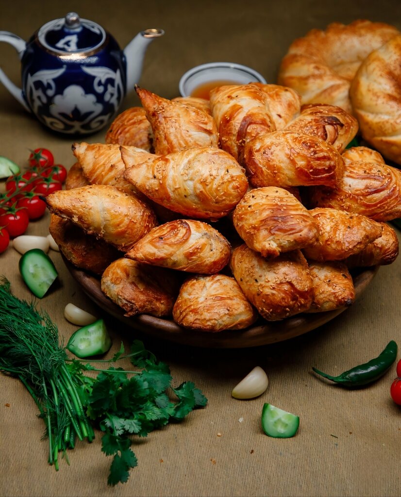 Fast food Qarsildama samsa, Almatı, foto