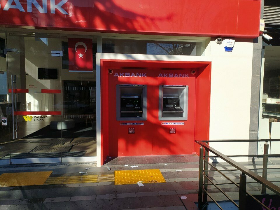 ATM'ler Akbank ATM, İstanbul, foto