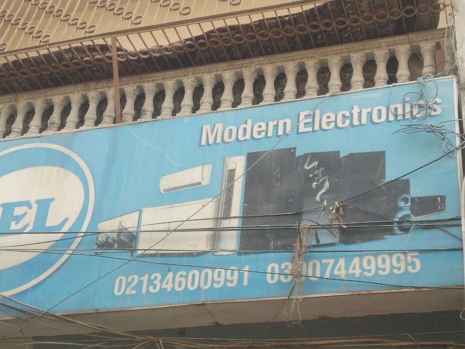 Elektronik eşya mağazaları Modern electronics, Karaçi, foto
