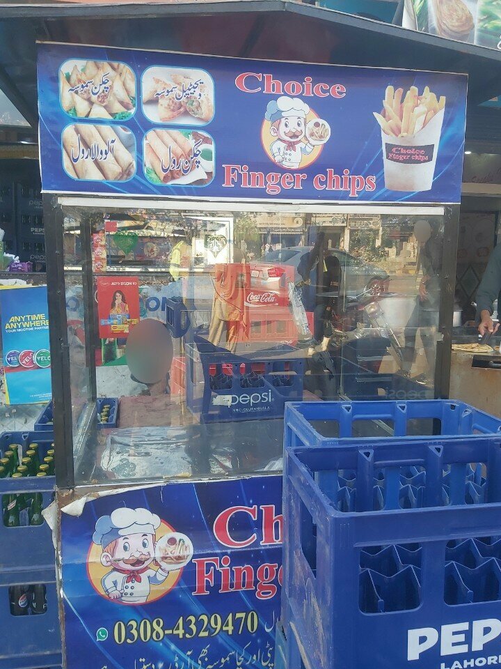 Fast food Choice finger chips, Lahor, foto