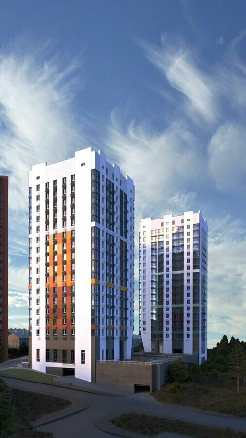 Konut blokları Огни Города, Habarovsk, foto