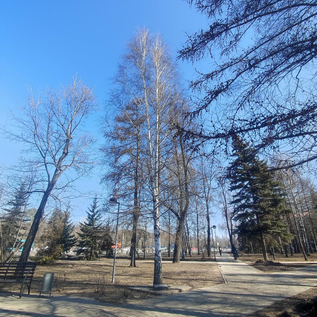 Park, sokak heykeli Во поле березонька стояла, Kazan, foto