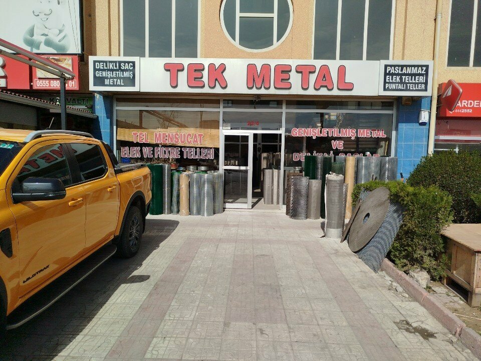 i̇thalat-ihracat firmaları Tek Metal Elek, Ankara, foto