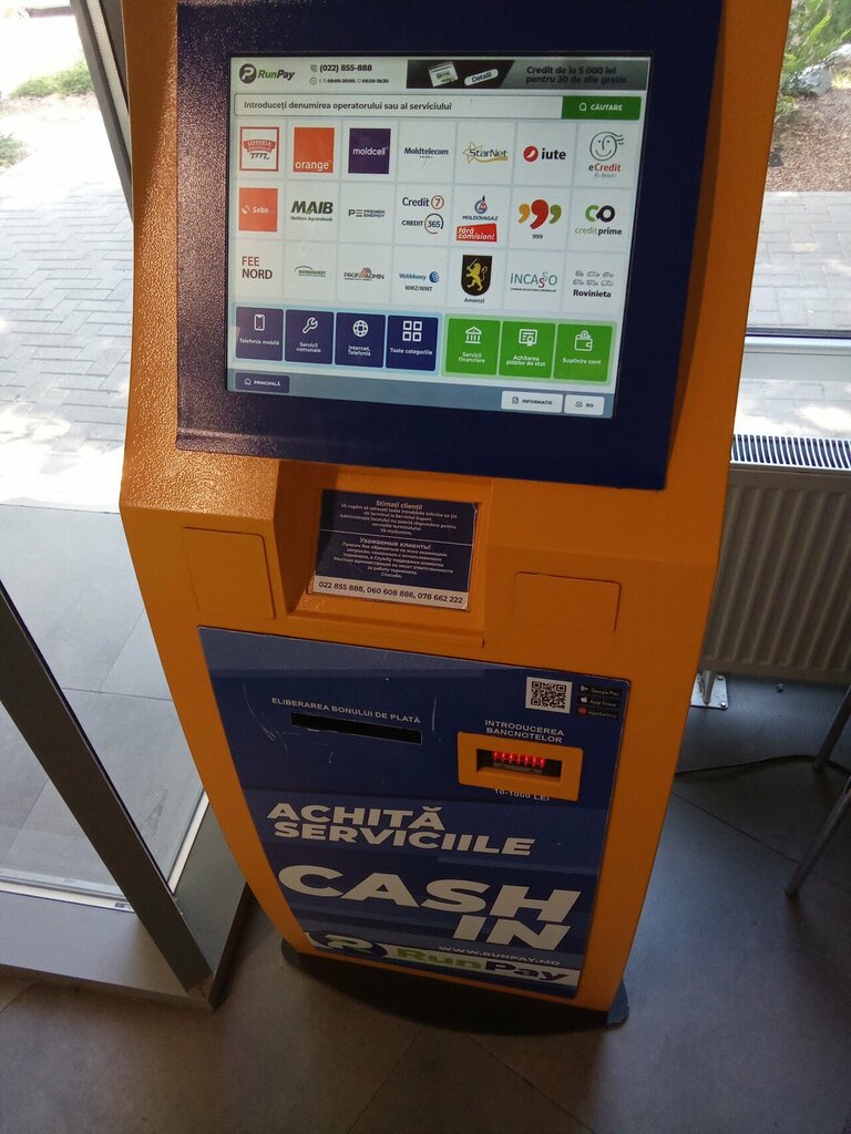 Ödeme terminali RunPay, Kişinev, foto