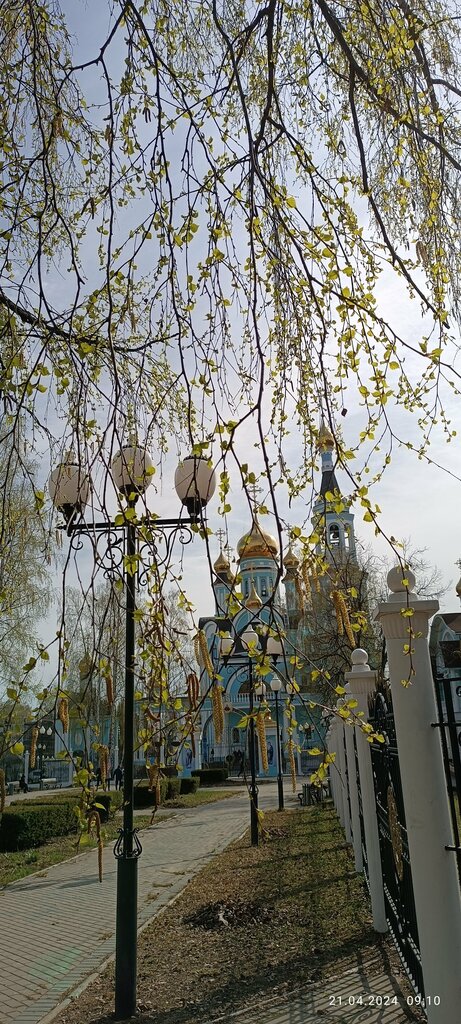 Kültür ve eğlence parkları Tatyaninskiy Square, Cheboksary, foto