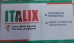 Italix (Abidjan, La commune Adjamé, Rue D7), banyo ve klozet mağazaları  Abican'dan