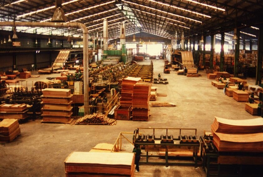 Ahşap endüstrisi TKS A.Ş Kontrplak Fabrikası, Tosya, foto