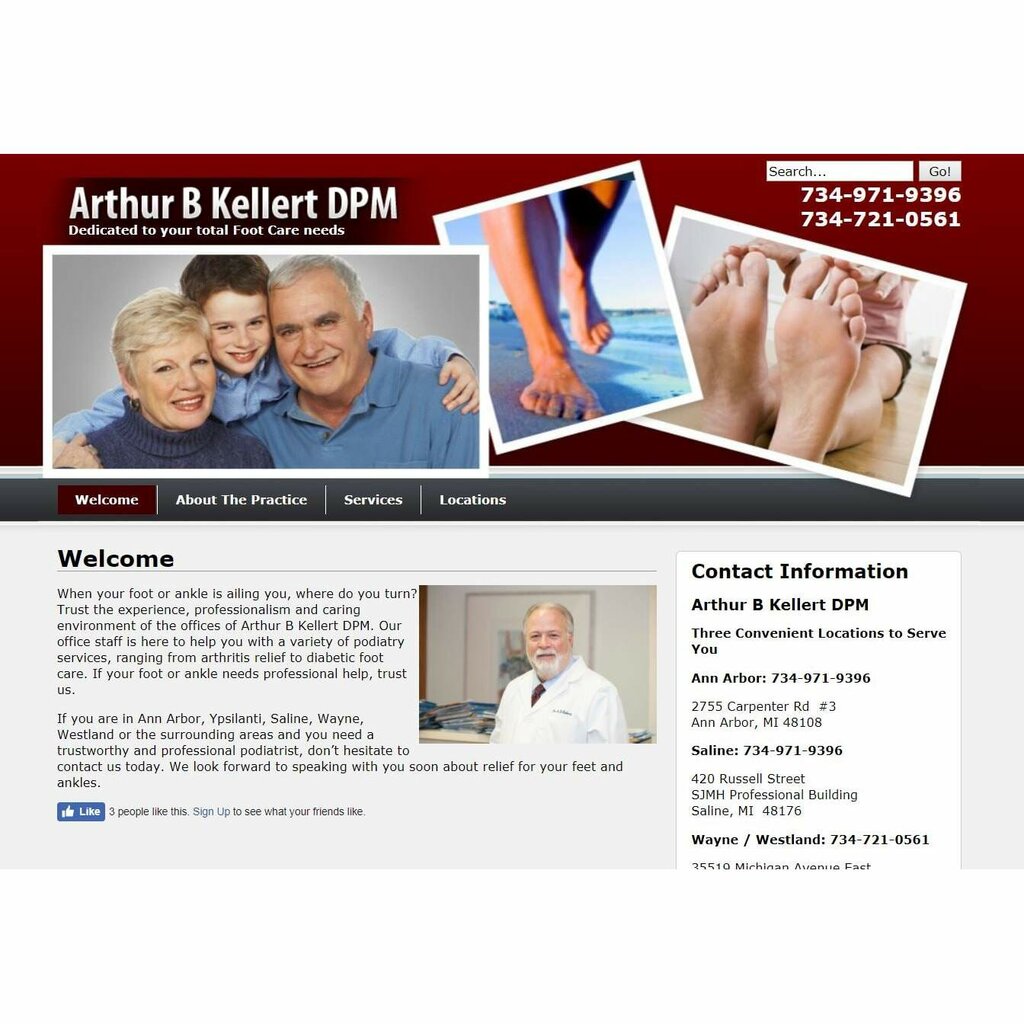 Ortopedik ürünler Arthur Kellert Dpm, Michigan Eyaleti, foto