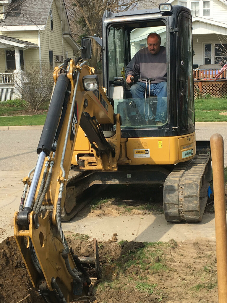 i̇nşaat firmaları Bartz Jeff Excavating, Michigan Eyaleti, foto