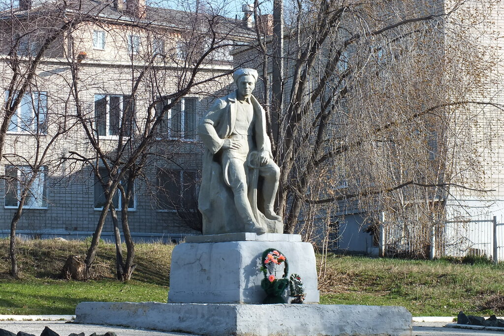 Anıt, heykel А.П. Гайдар, Beloretsk, foto