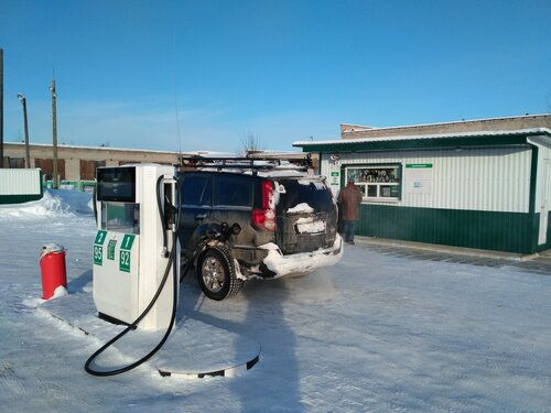 Benzin istasyonu АЗС, Arhangelskaya oblastı, foto