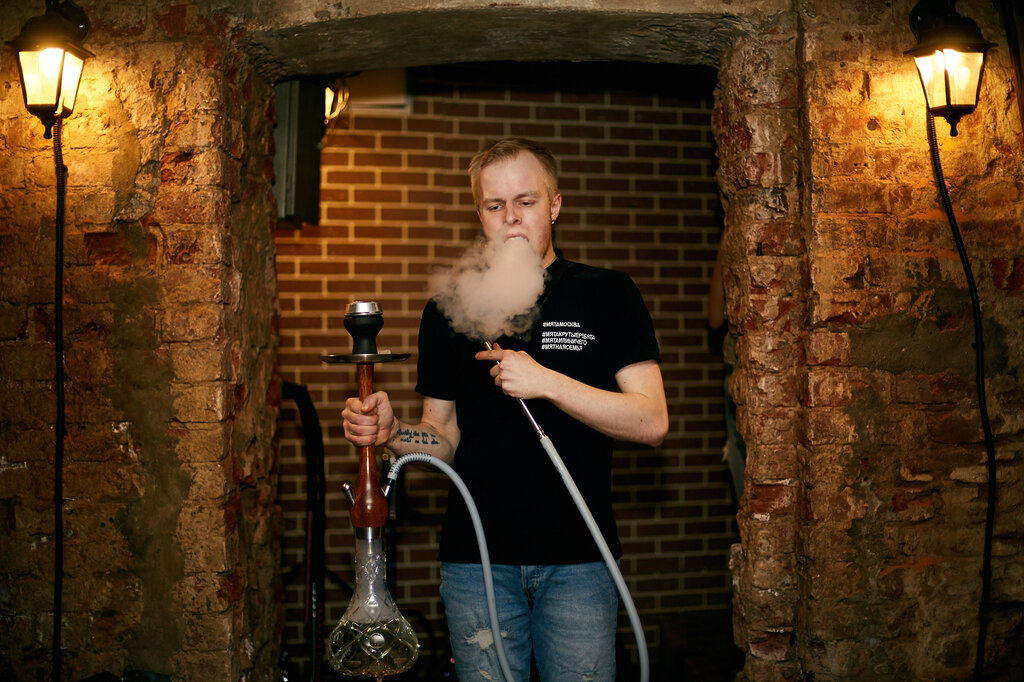 Nargile kafeler Myata Lounge Mayakovskaya, Moskova, foto