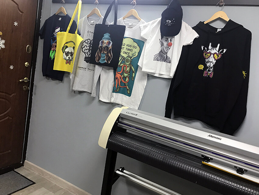 T-shirt baskı Project Print, Moskova, foto