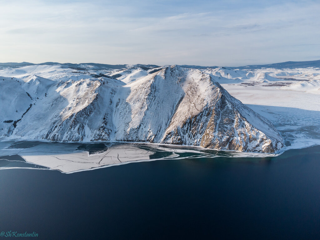Dağ zirvesi Гора Шебета, İrkutskaya oblastı, foto