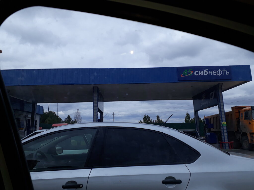 Benzin istasyonu Сибнефть 45, Kurganskaya oblastı, foto