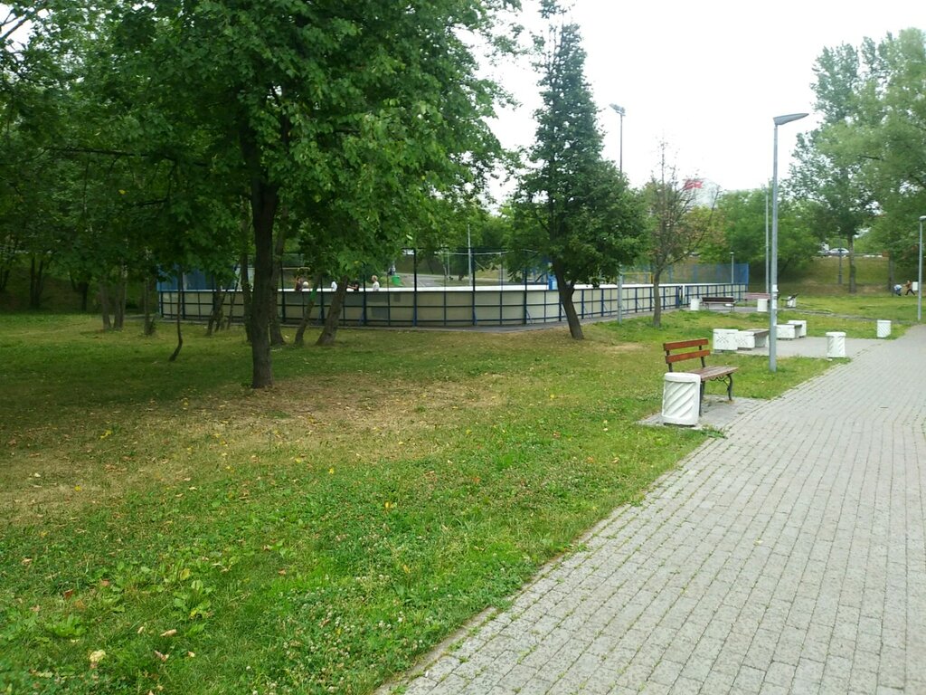 Buz pateni pistleri Ice rink, Moskova, foto