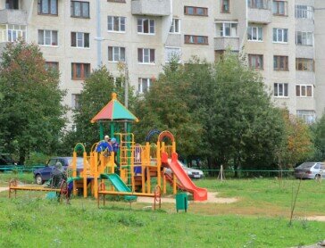 Oyun alanı Детская площадка, Novosibirsk, foto