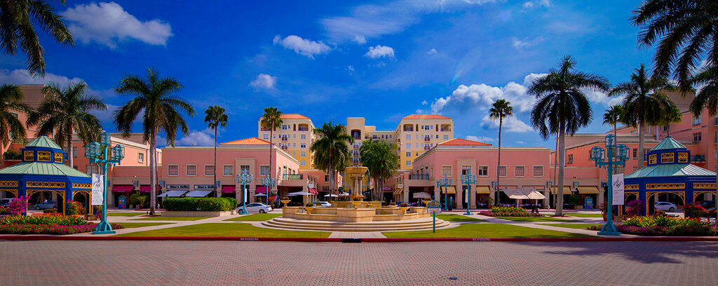 Alışveriş merkezleri Mizner Park, Boca Raton, foto