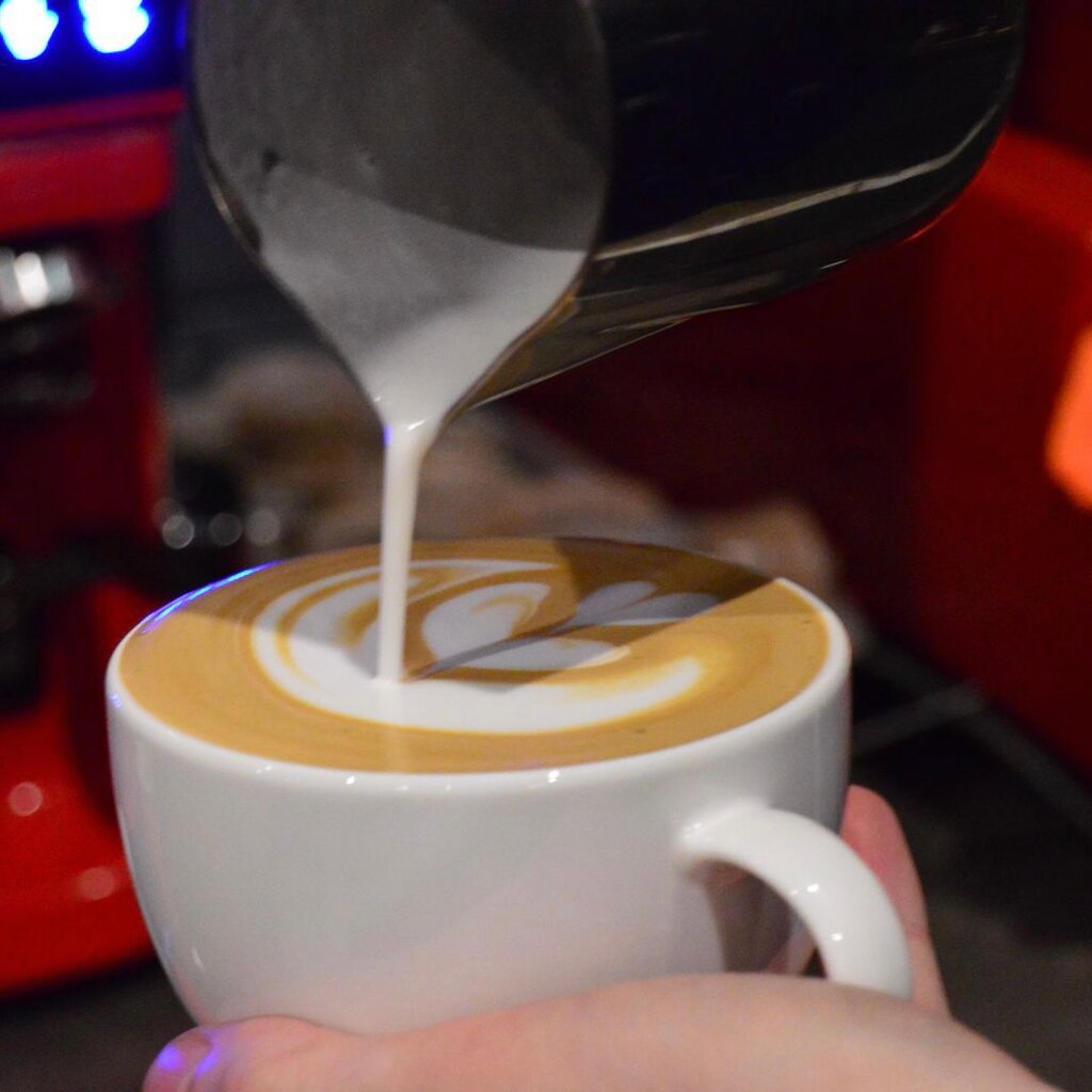 Kahve dükkanları CoffeeCube, Gatchina, foto