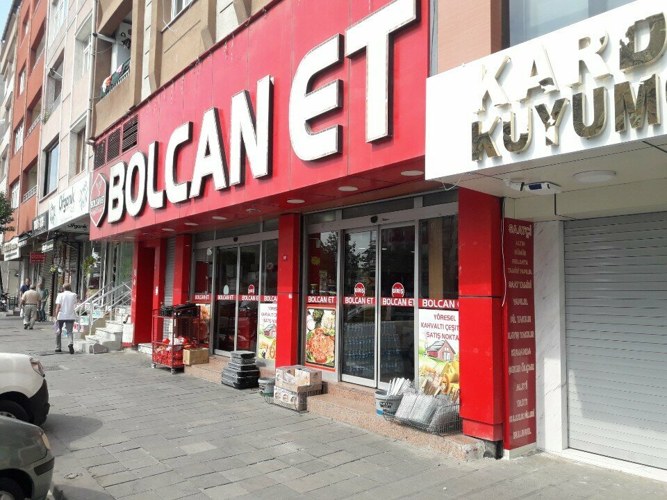 Kasap, şarküteri Bolcan Et, İstanbul, foto