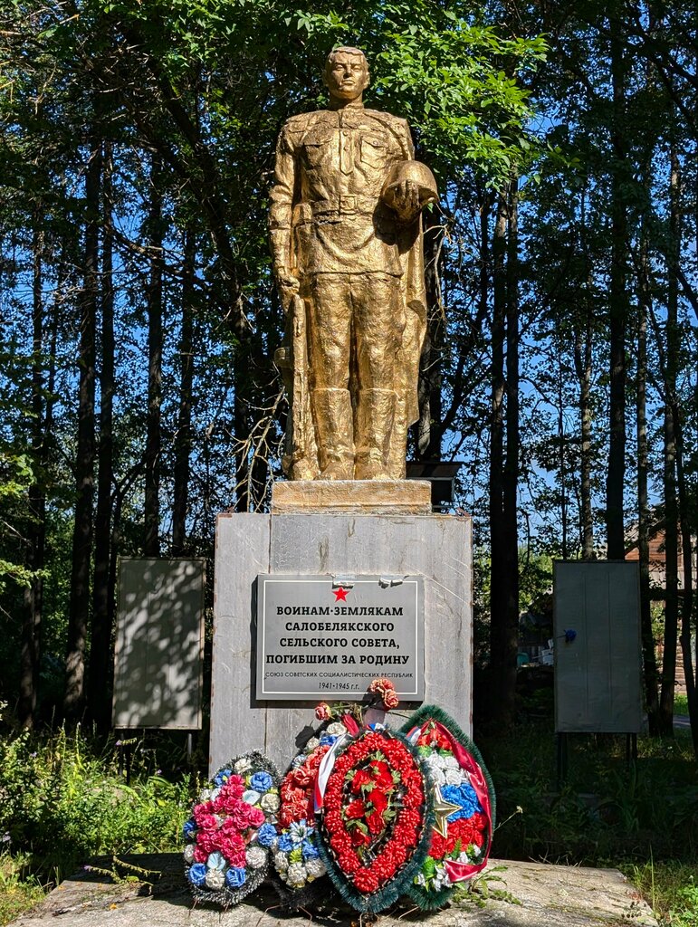 Anıt, heykel Воинам, погибшим в Великой Отечественной войне, Kirovskaya oblastı, foto