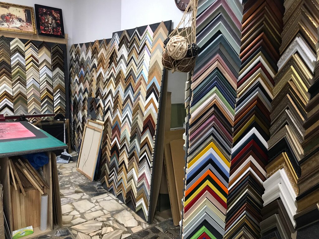 Resim, tablo ve çerçeve mağazaları Holstovik, Moskova, foto