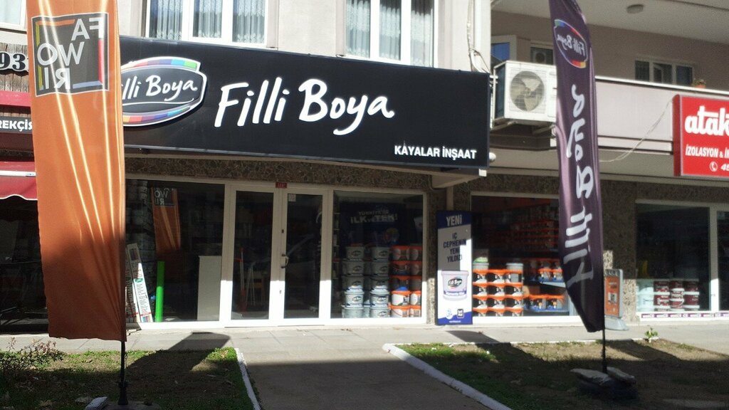 Boya ve cila malzemeleri üretim ve satış yerleri Kayalar inşaat, Bursa, foto