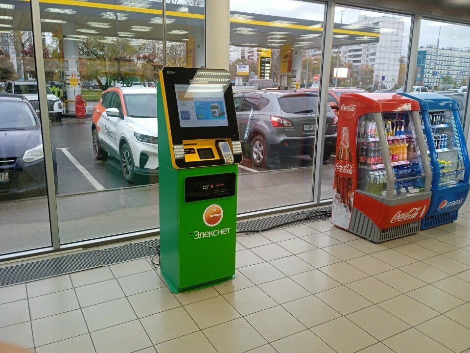 Ödeme terminali Elecsnet, Moskova, foto