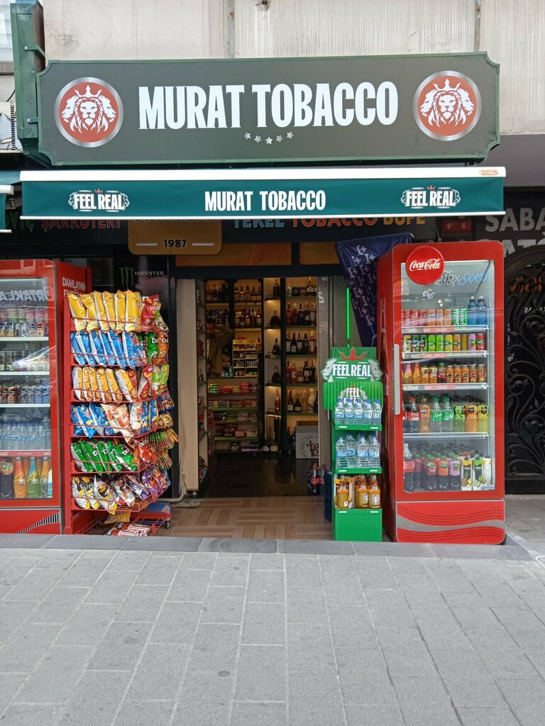 Tütün, sigara mağazaları Murat Tobacco, İstanbul, foto