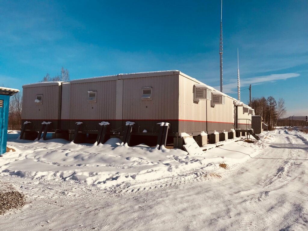 Tren istasyonu станция Уктур, Habarovski krayı, foto