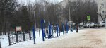 Sports ground (munitsipalnoye obrazovaniye Smolensk, Leninskiy rayon, Readovskiy park, Vkhodnaya velotrassa), spor alanı  Smolensk'ten