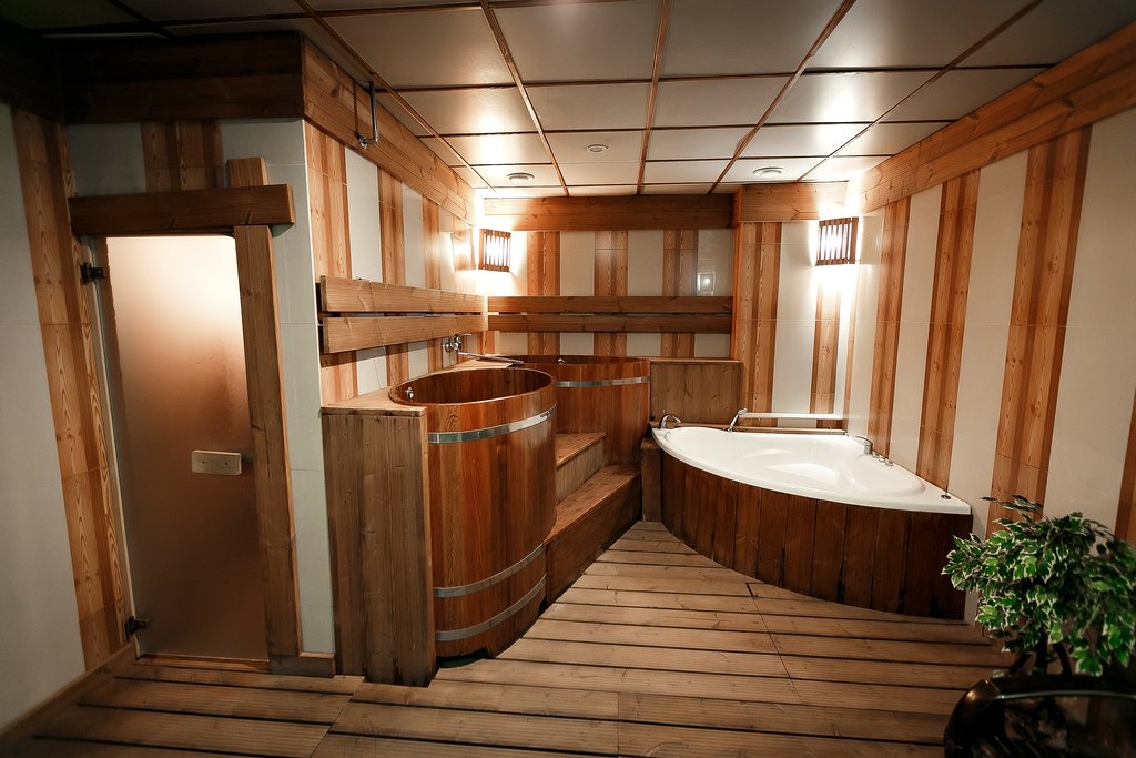 Saunalar Sauna at the Forum Hotel, Krasnodar, foto