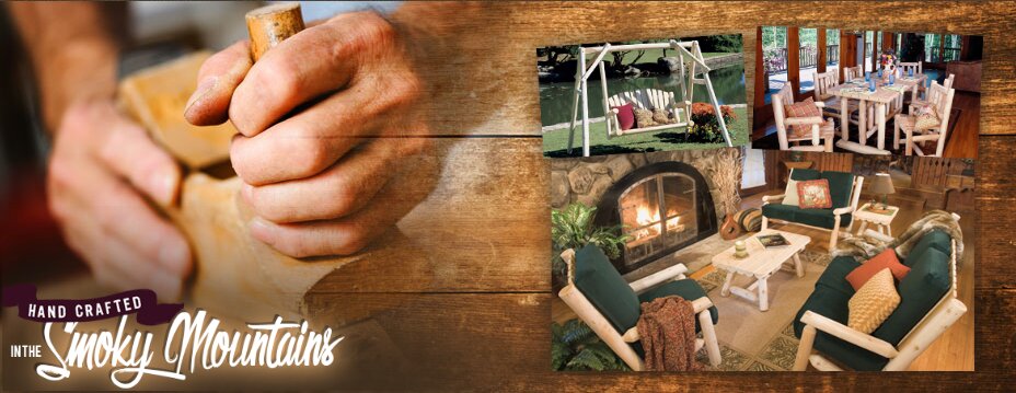 Mobilya mağazaları Custom Log Furniture, Tennessee Eyaleti, foto