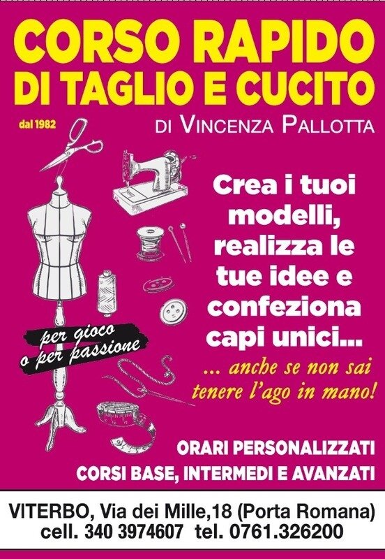 Giyim mağazası Scuola di Taglio e Cucito Pallotta, Viterbo, foto