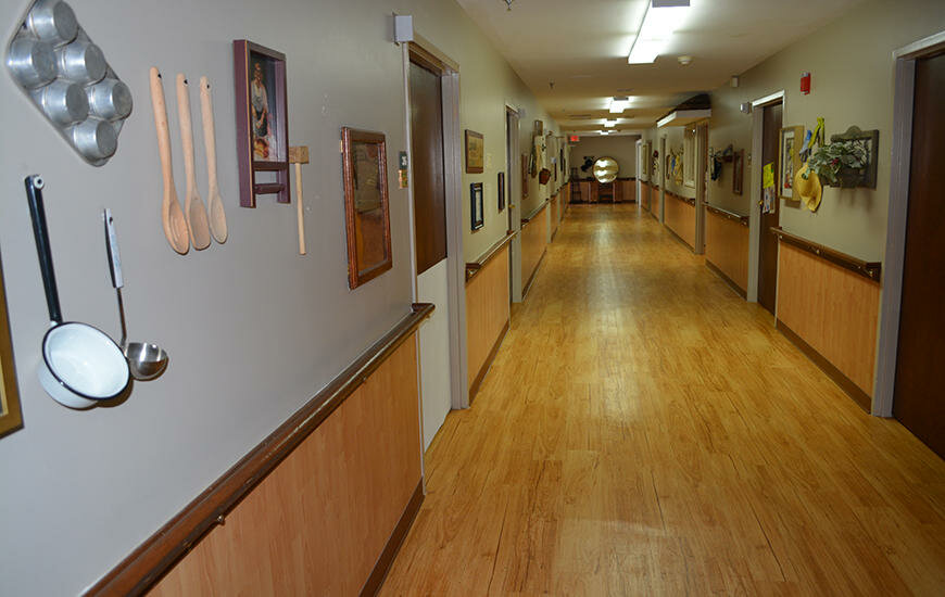 Huzurevi, bakımevi Clinton Gardens, İndiana Eyaleti, foto