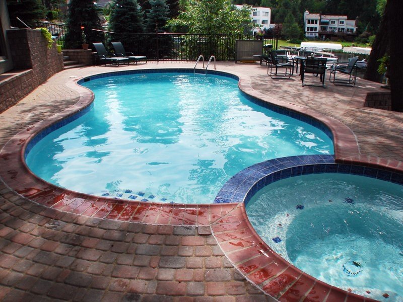 Yüzme havuzları Hawaiian Pools, Ohio Eyaleti, foto