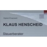 Klaus Henscheid (North Rhine-Westphalia, Essen, Heisinger Straße, 496), mali müşavir  Kuzey Ren‑Vestfalya'dan