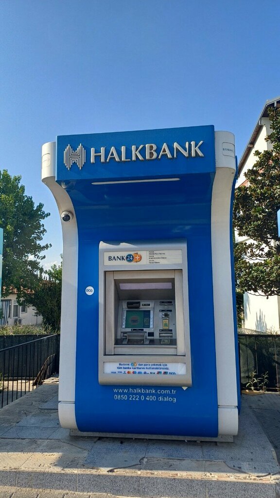 ATM'ler Halkbank ATM, Fethiye, foto