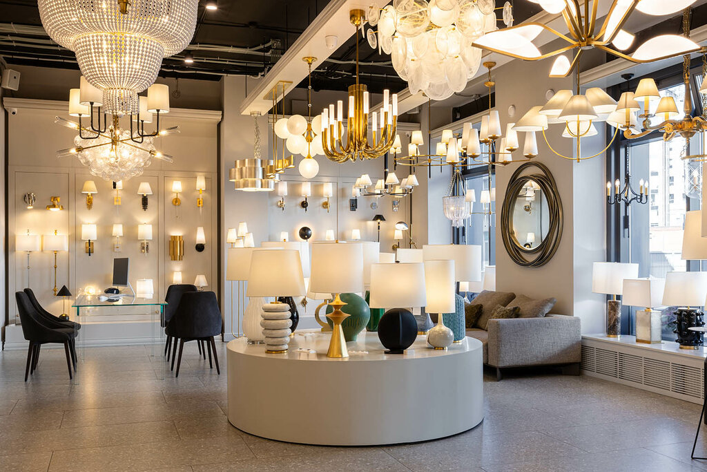 Lamba ve avize mağazaları Visual Comfort & Co. SPb Lighting, Saint‑Petersburg, foto