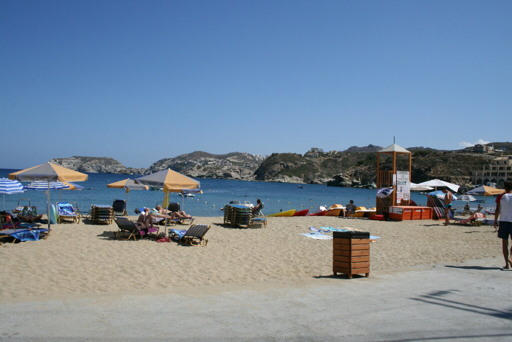 Plaj Agia Pelagia Public Beach, Girit, foto