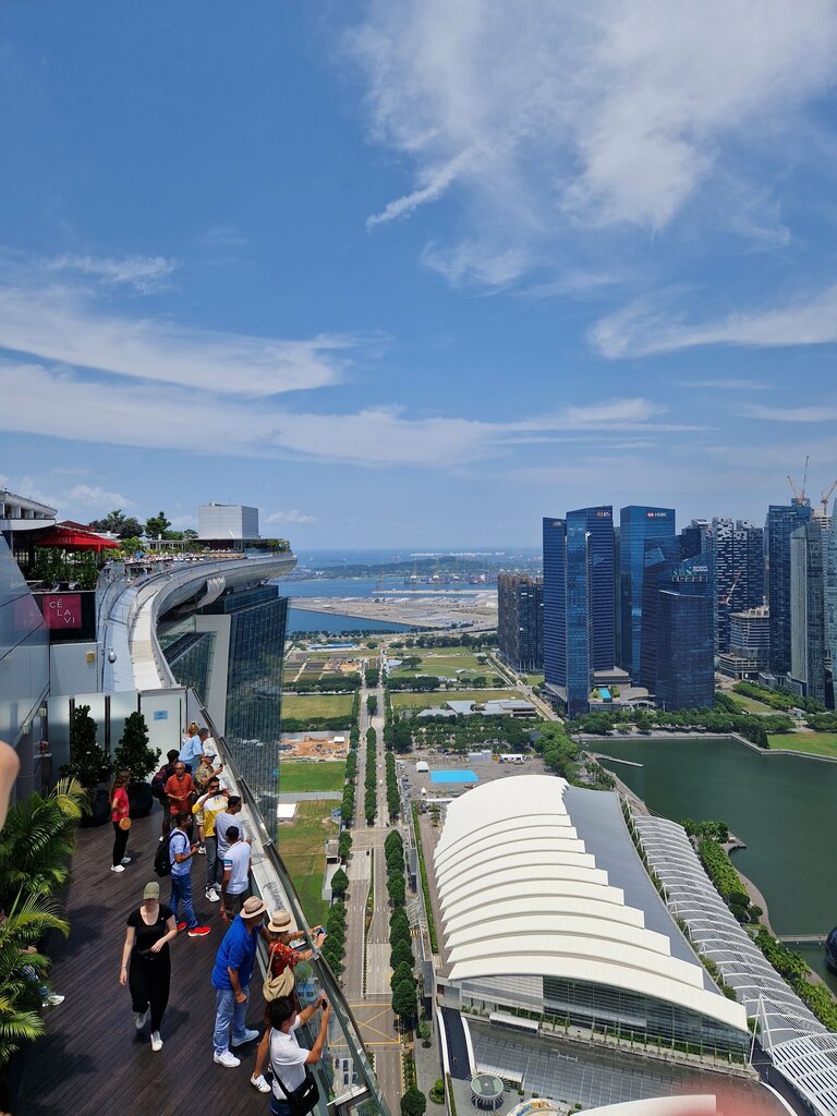 Seyir terası Sands SkyPark Observation Deck, Singapur, foto