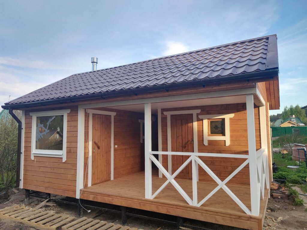 Hamam ve sauna inşaatı Калитин Груп, Petrozavodsk, foto